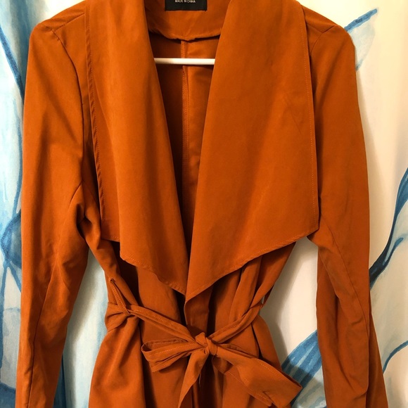 Love Tree | Jackets & Coats | Womans Lightweight Burnt Orange Jacket ...